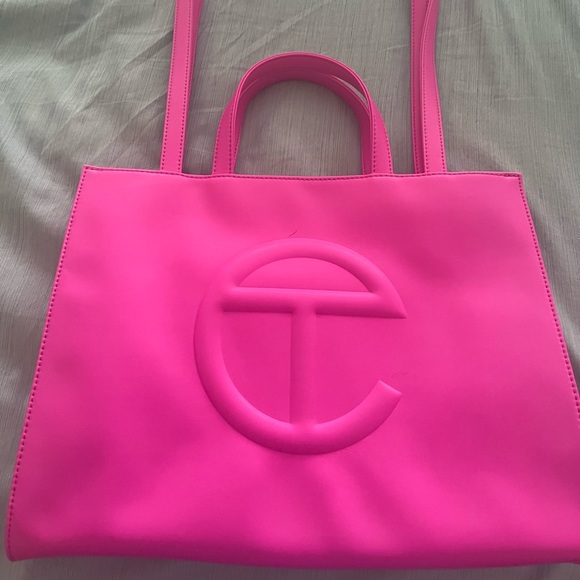 Telfar | Bags | Telfar Medium Azalea Shopping Bag Hot Pink | Poshmark